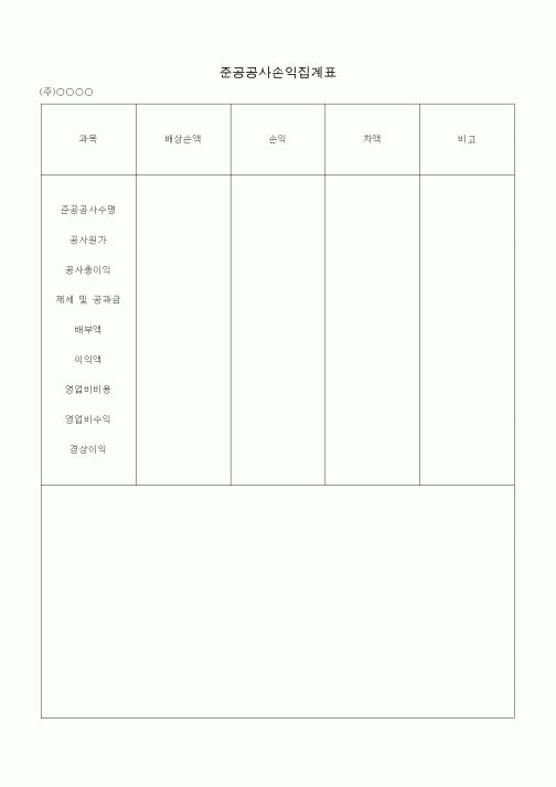 서식 미리보기