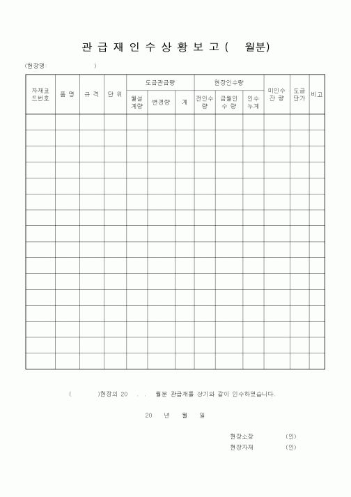 서식 미리보기