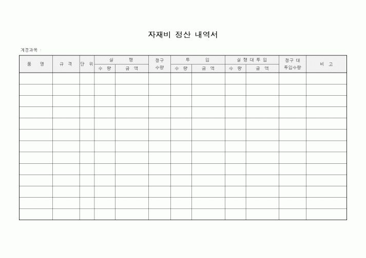 서식 미리보기