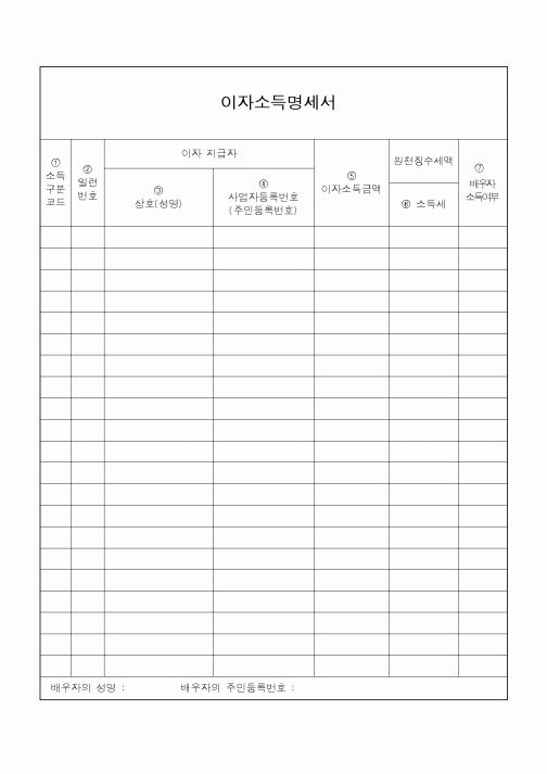 서식 미리보기