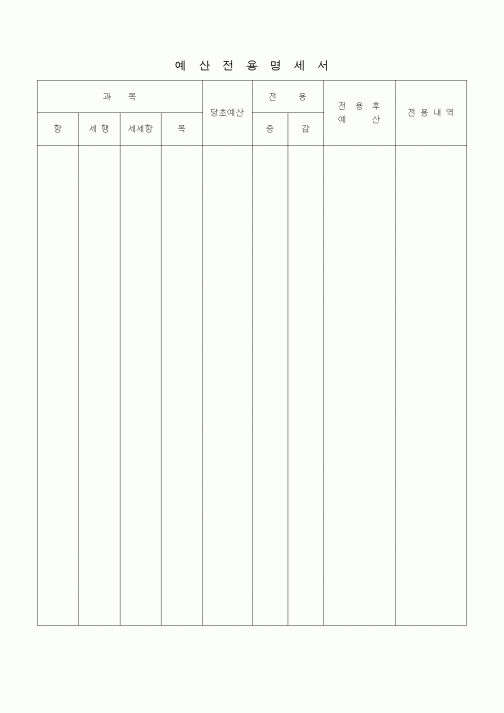 서식 미리보기