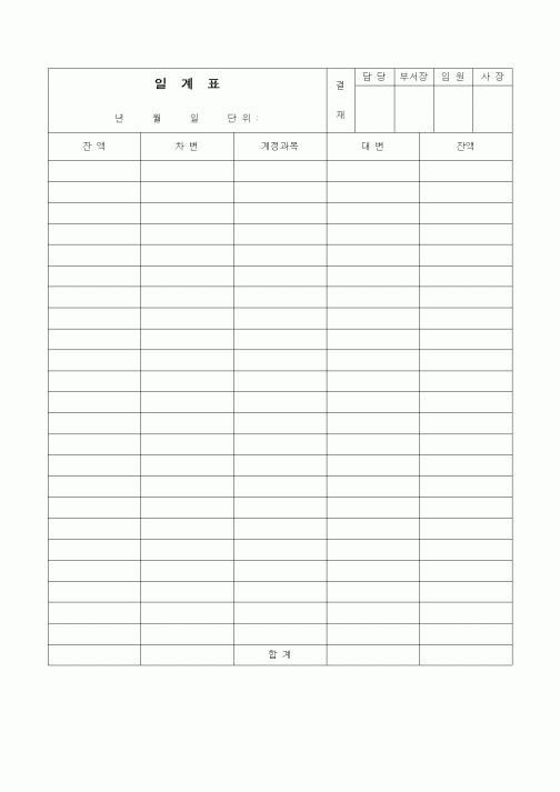 서식 미리보기
