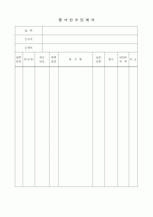 서식 미리보기