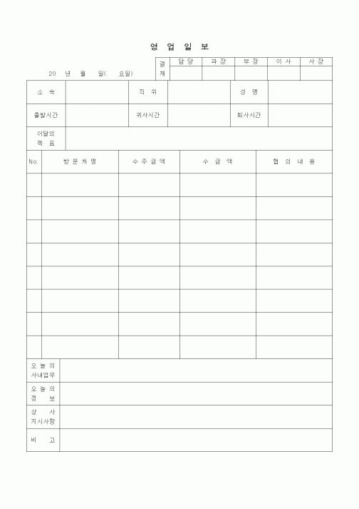 서식 미리보기