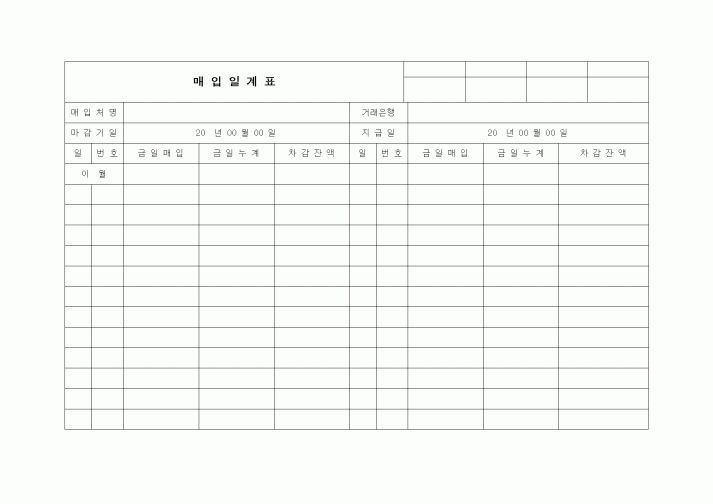서식 미리보기
