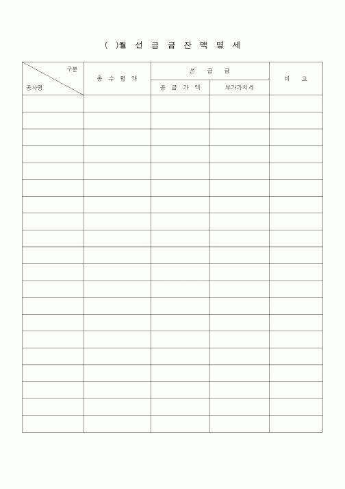 서식 미리보기