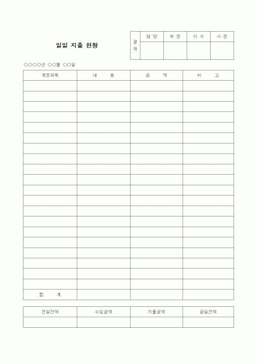 서식 미리보기