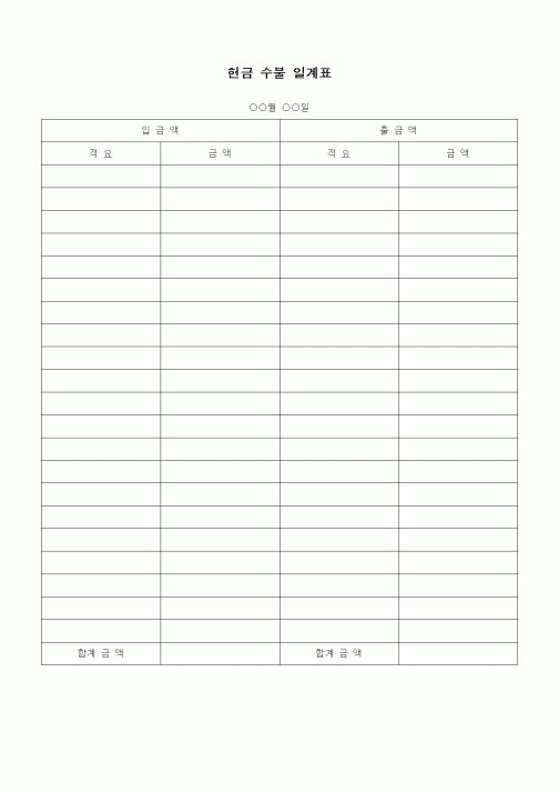 서식 미리보기
