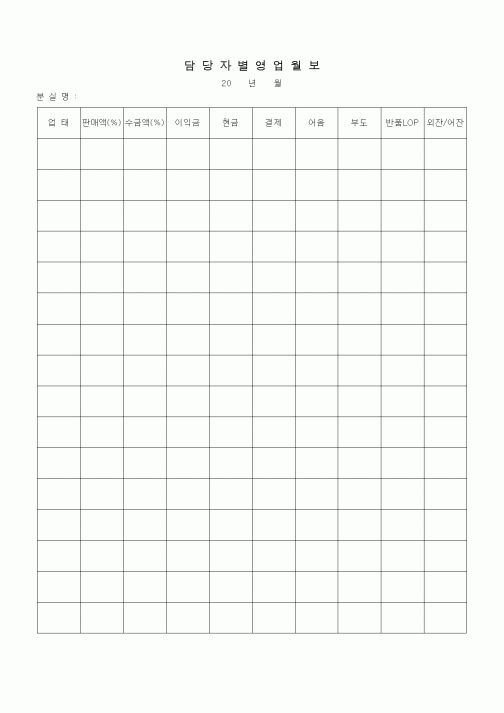 서식 미리보기