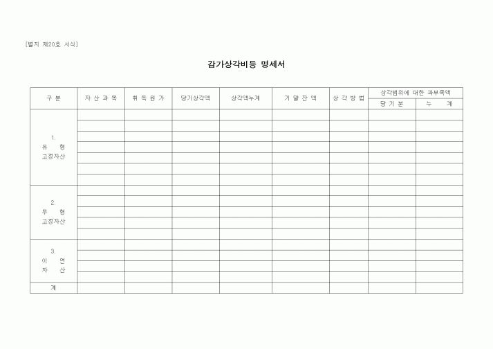 서식 미리보기
