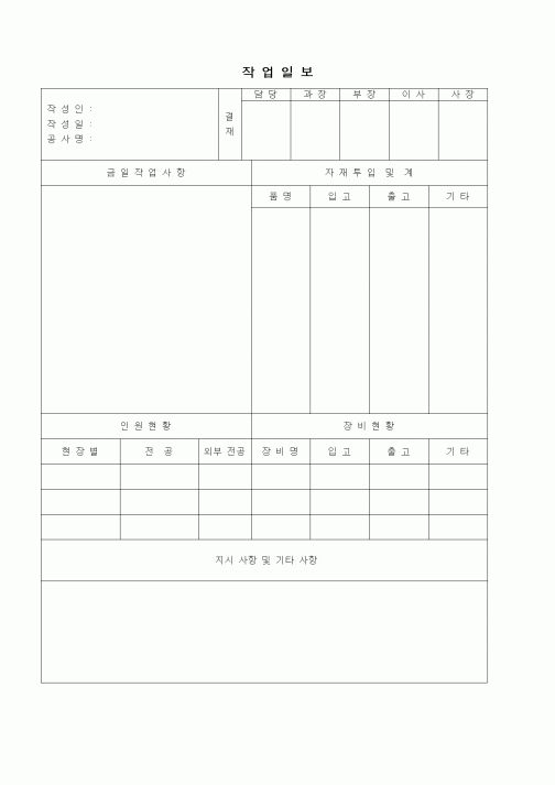서식 미리보기