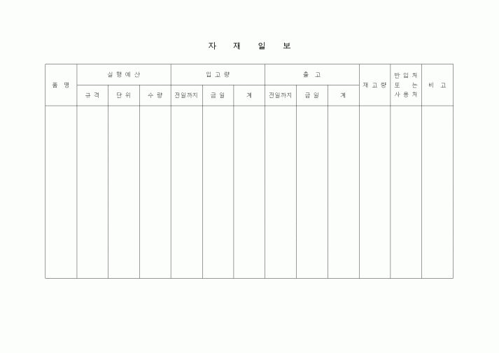 서식 미리보기