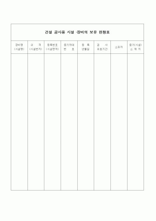 서식 미리보기
