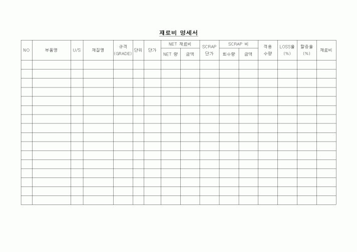서식 미리보기