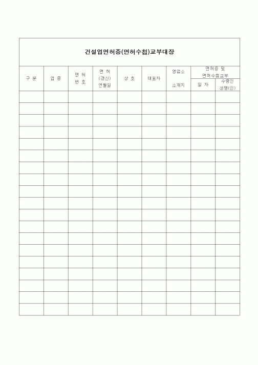 서식 미리보기