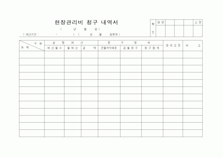 서식 미리보기