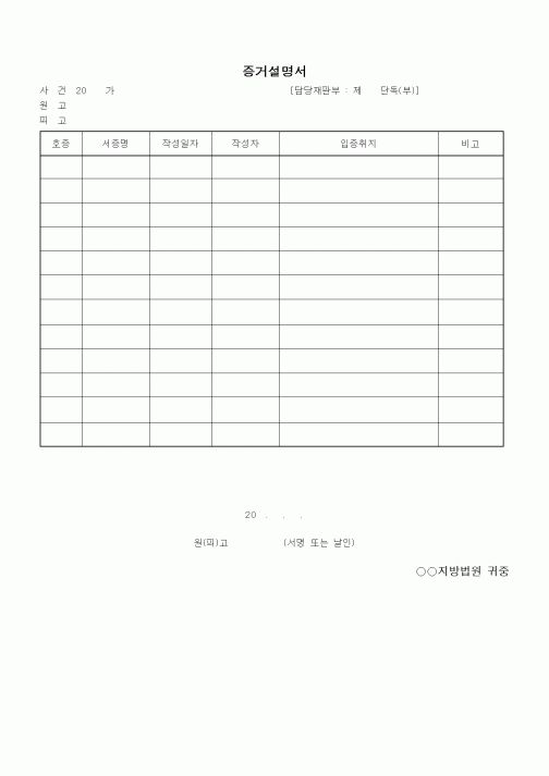서식 미리보기