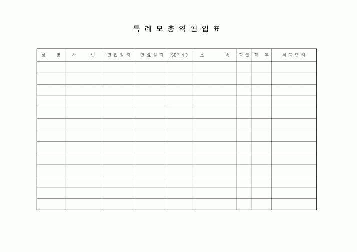 서식 미리보기