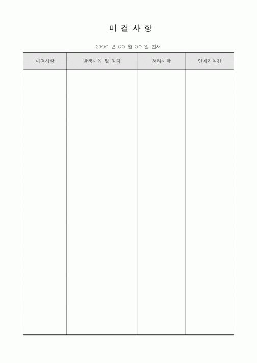 서식 미리보기