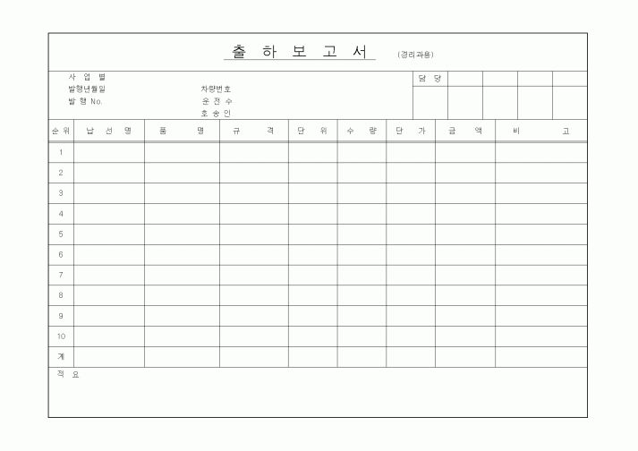 서식 미리보기