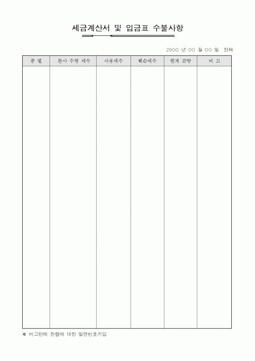 서식 미리보기