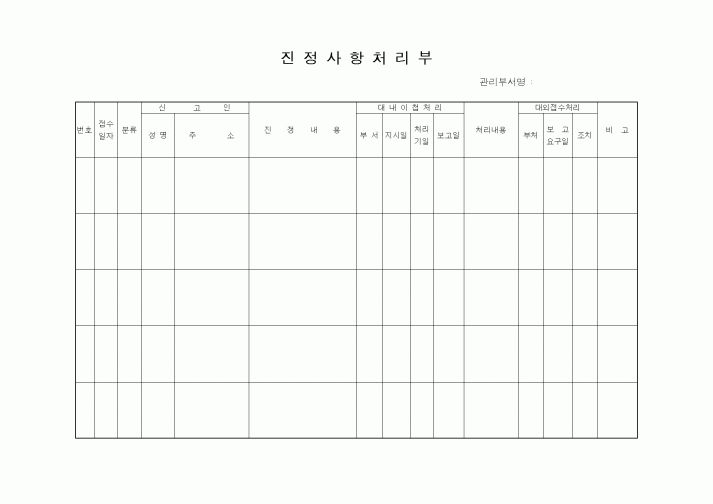 서식 미리보기