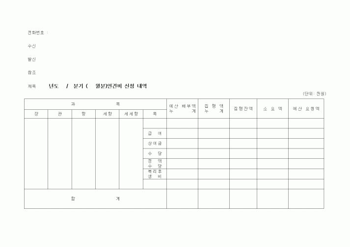 서식 미리보기