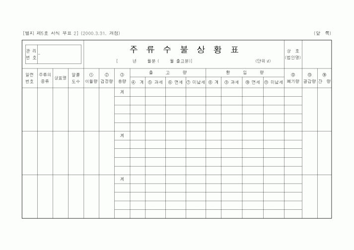 서식 미리보기