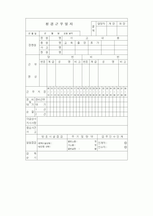 서식 미리보기