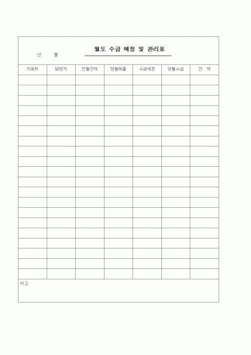 서식 미리보기