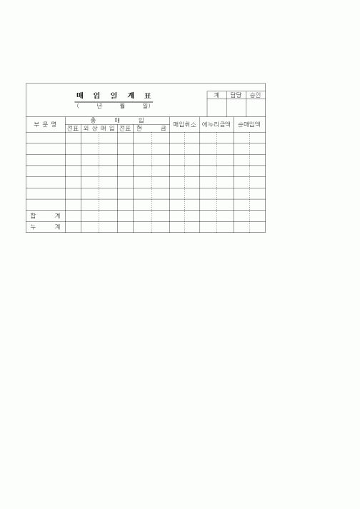 서식 미리보기