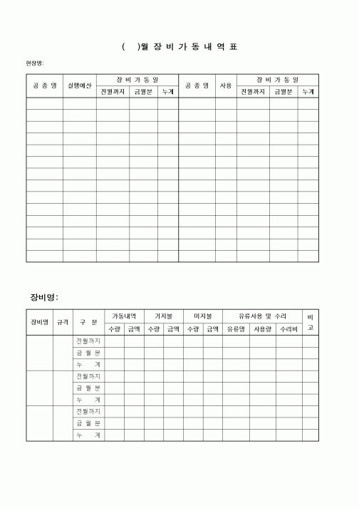 서식 미리보기