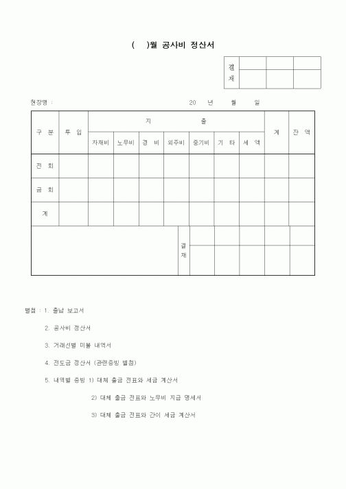 서식 미리보기
