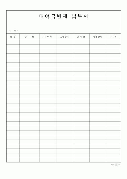 서식 미리보기