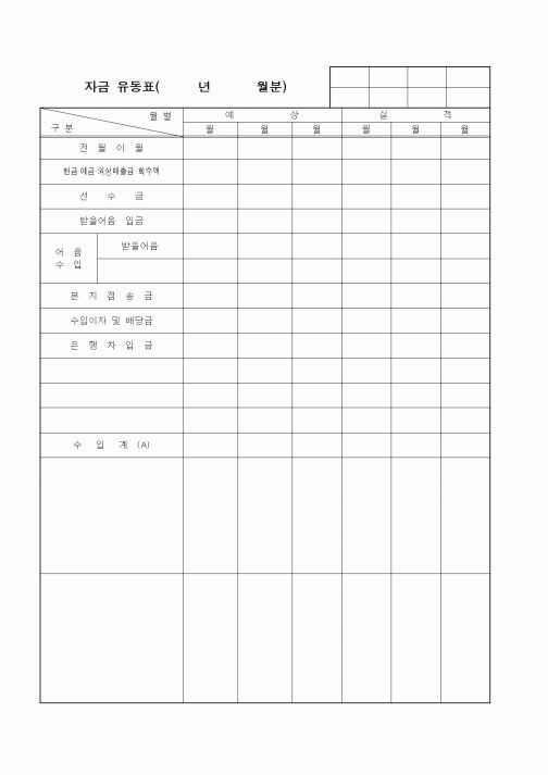 서식 미리보기