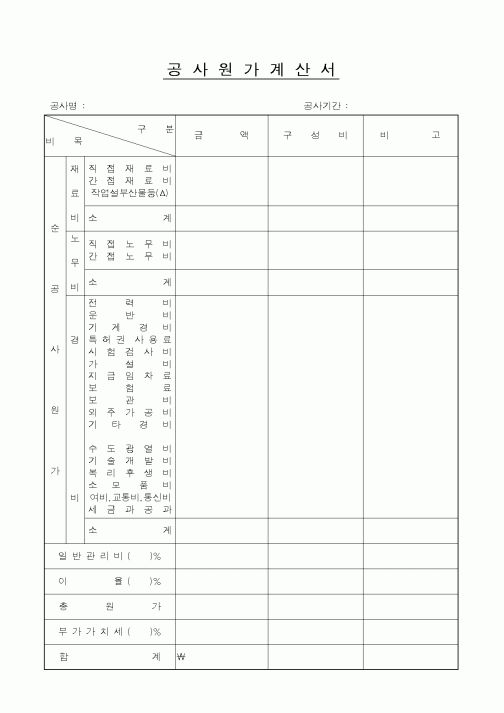 서식 미리보기