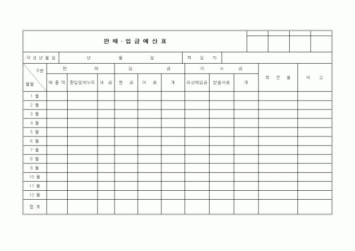 서식 미리보기