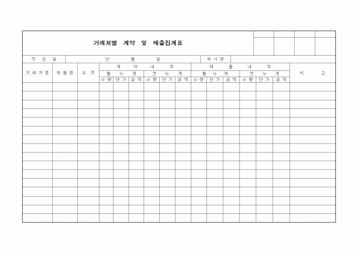 서식 미리보기