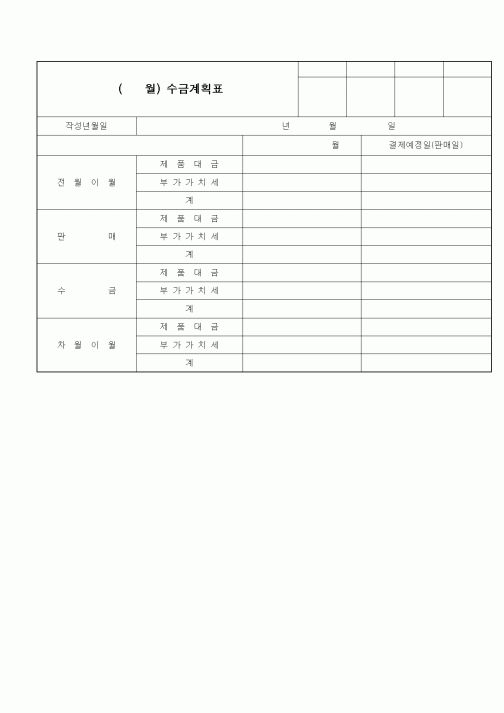 서식 미리보기