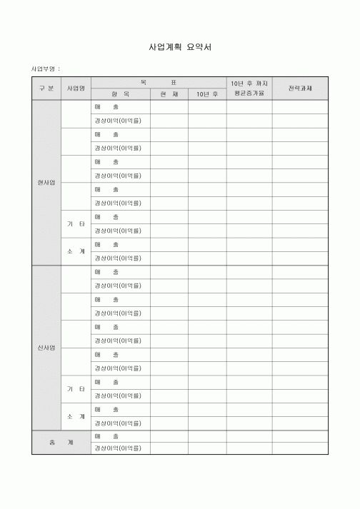 서식 미리보기
