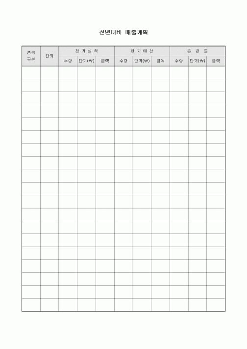 서식 미리보기