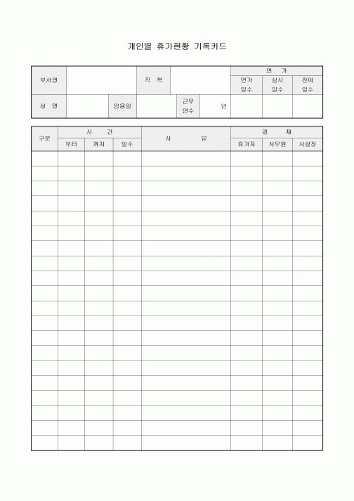 서식 미리보기