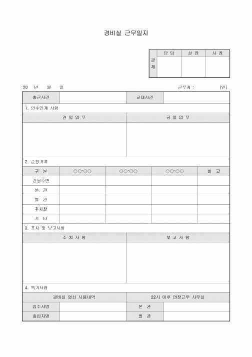 서식 미리보기