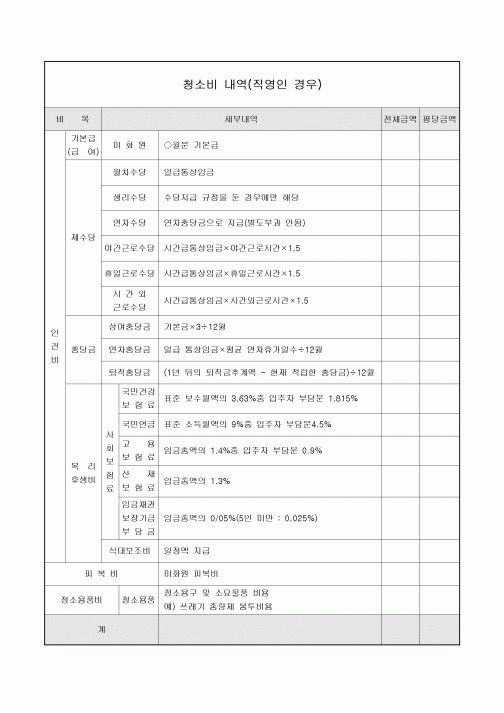 서식 미리보기