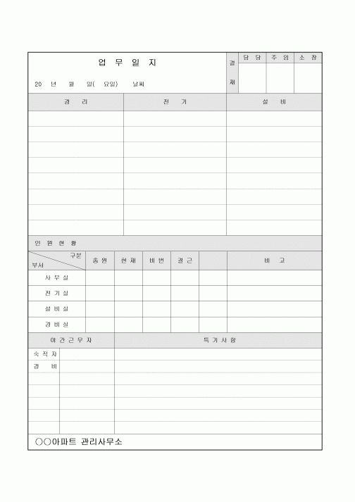 서식 미리보기
