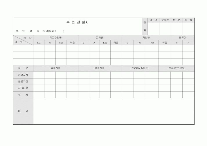 서식 미리보기