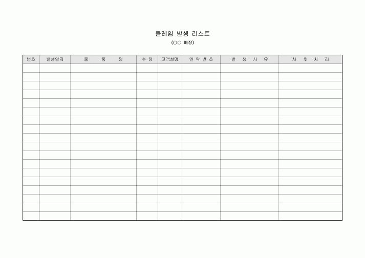 서식 미리보기