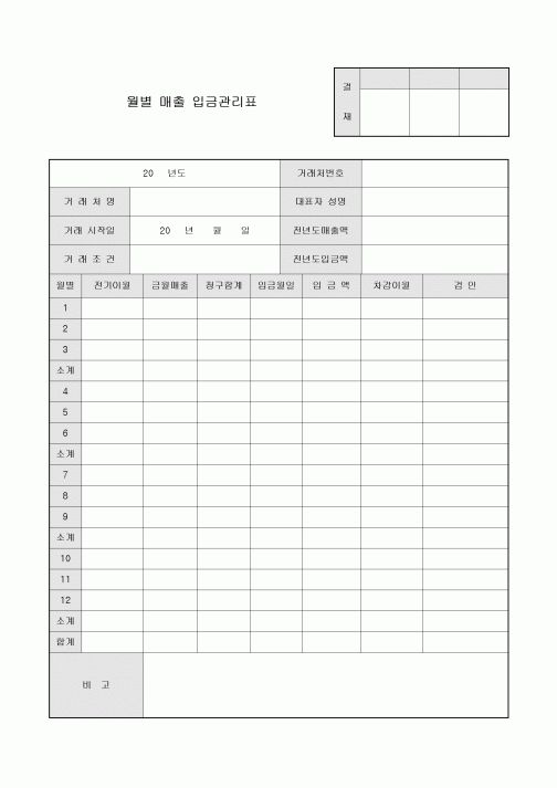 서식 미리보기