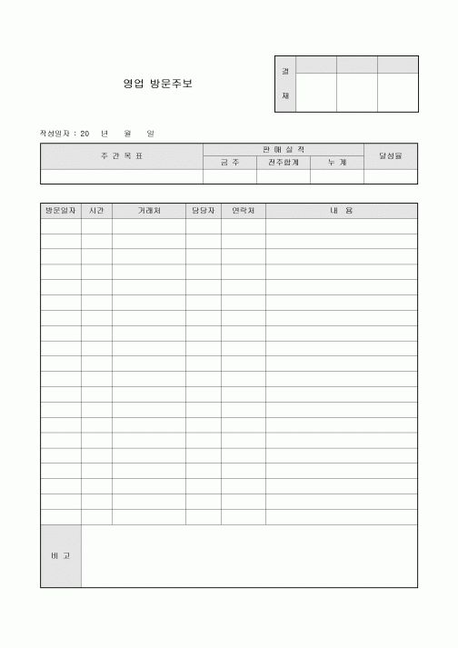 서식 미리보기