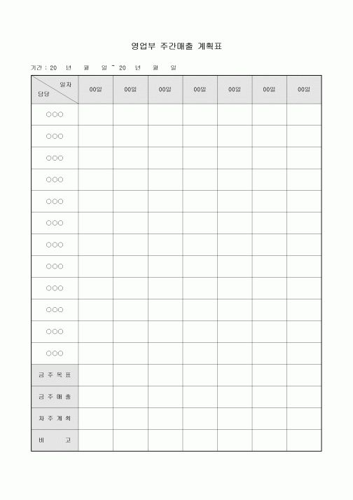 서식 미리보기